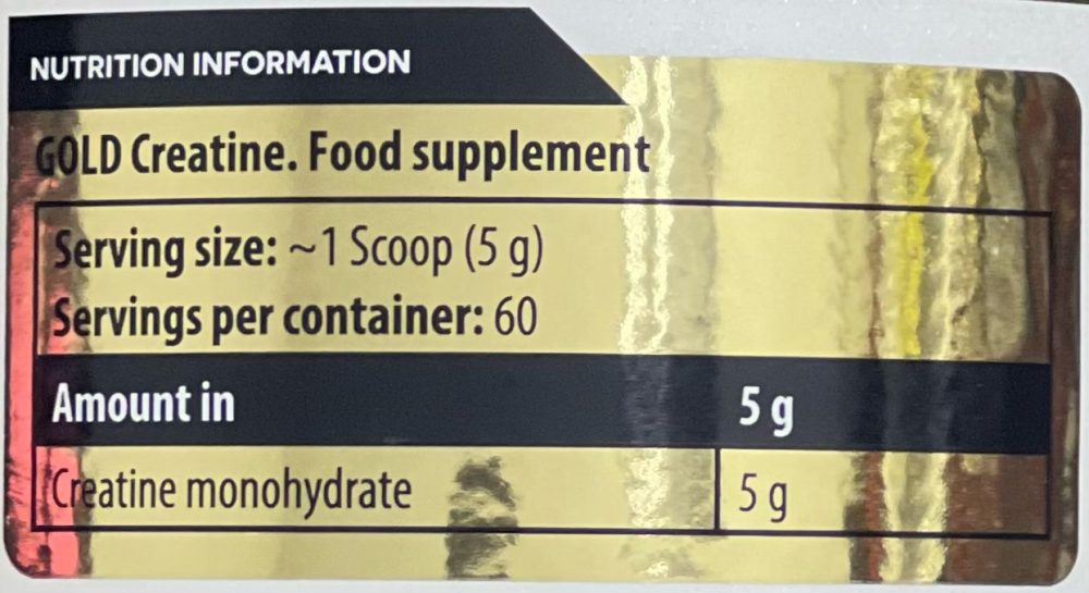 Kevin Levrone Gold Creatine 1kg - 100PUDOV.KG